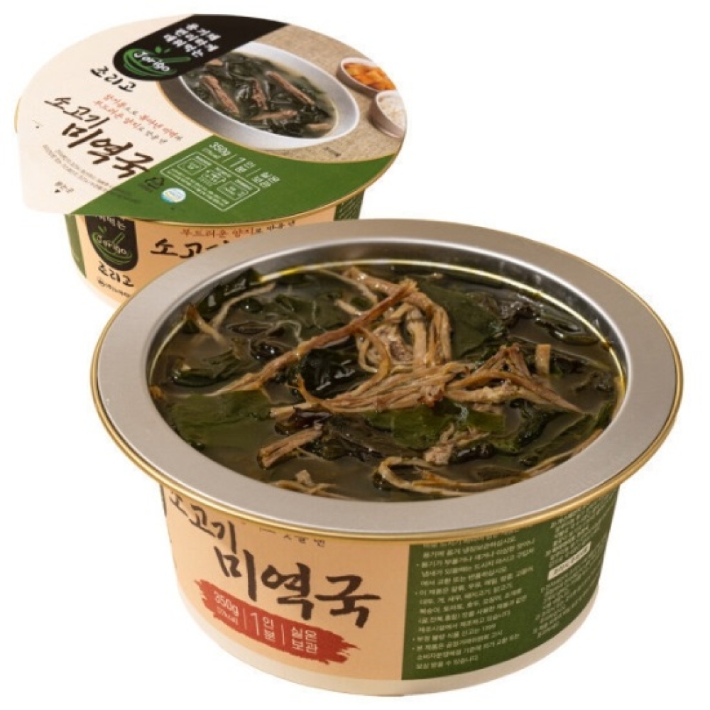 [조리고] 밀키트 미역국 350g x 12EA > 식품 - 대한생활체육회