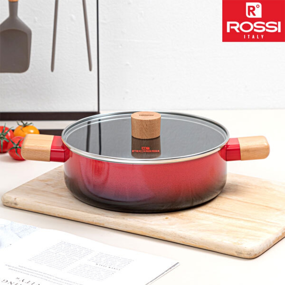 [ROSSI] 이태리 로시 IH투톤레드 냄비양수 20cm > 주방용품 - 대한생활체육회